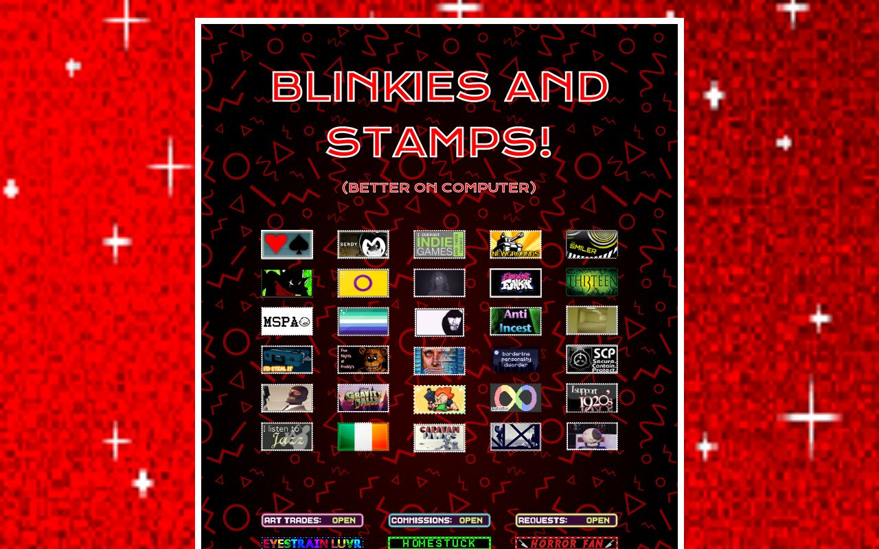 BLINKIES + STAMPS!
